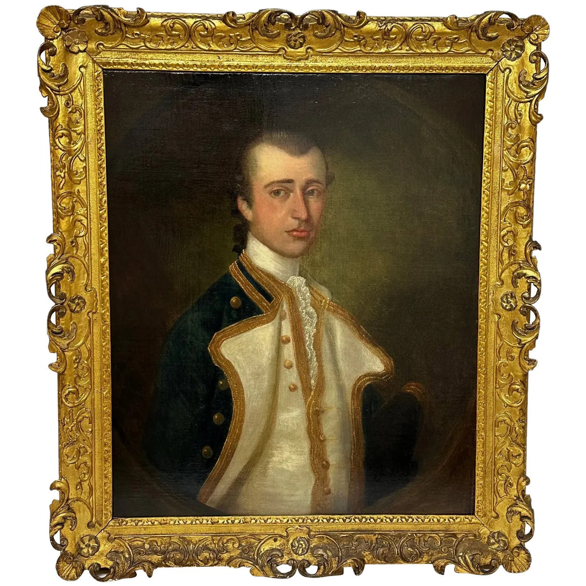 Naval Military Portrait Captain Gamaliel Nightingale By John Simmons 1