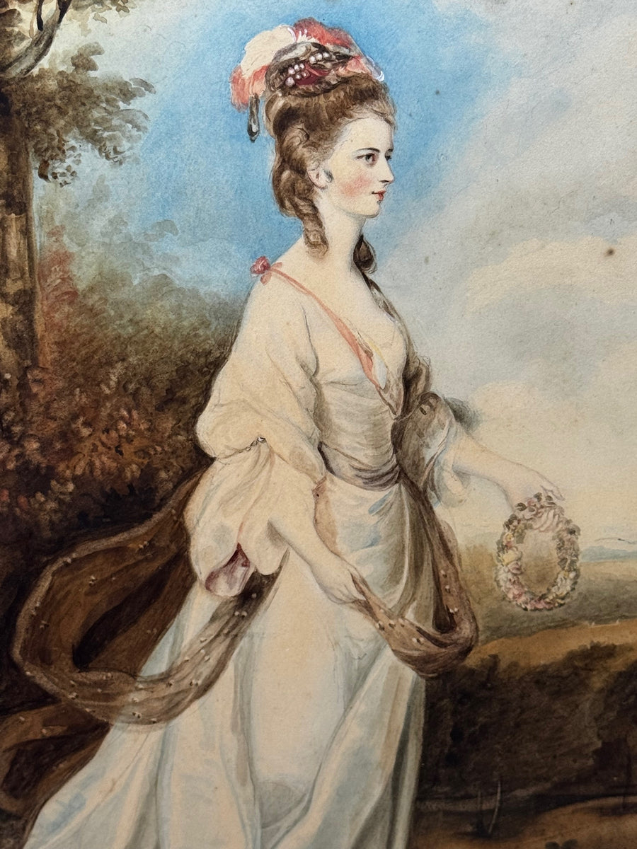 18th Century Portrait Painting Countess of the Dawn – Lady Jane Stanho