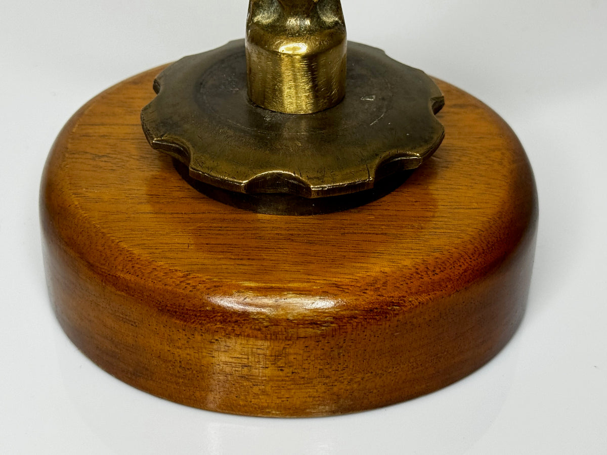 WW2 Rare Small Winston Churchill V For Victory Bronze Car Mascot ...