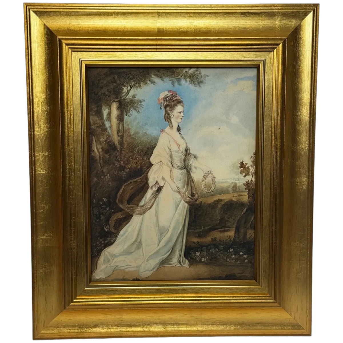 18th Century Portrait Painting Countess of the Dawn – Lady Jane Stanho