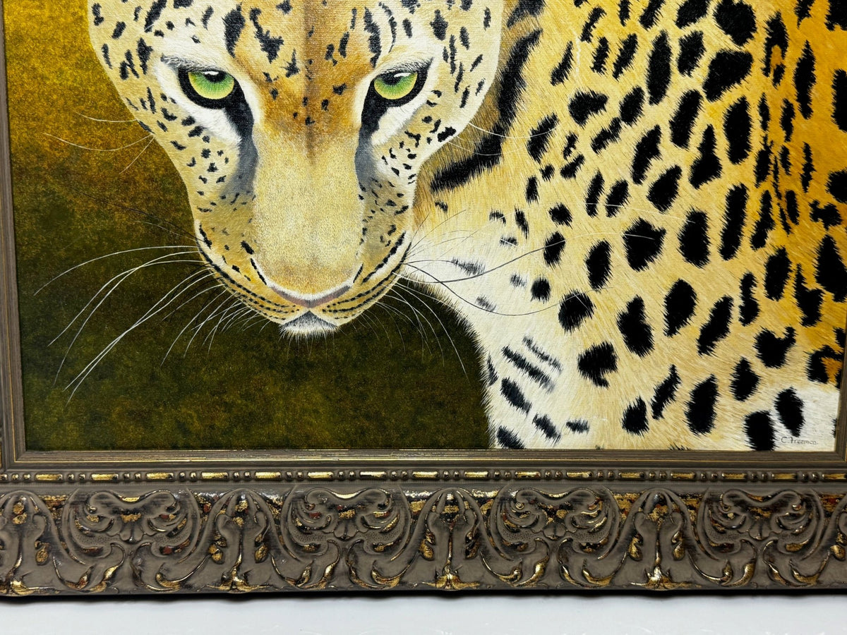 🐆 African Leopard Oil Painting Wildlife Realism Follower Pip McGarry ...