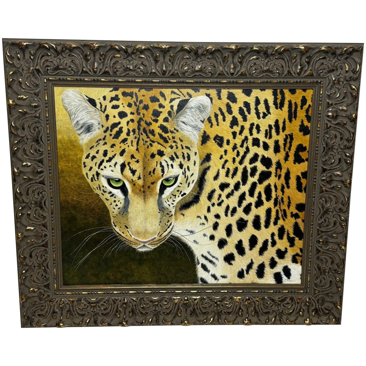 🐆 African Leopard Oil Painting Wildlife Realism Follower Pip McGarry ...
