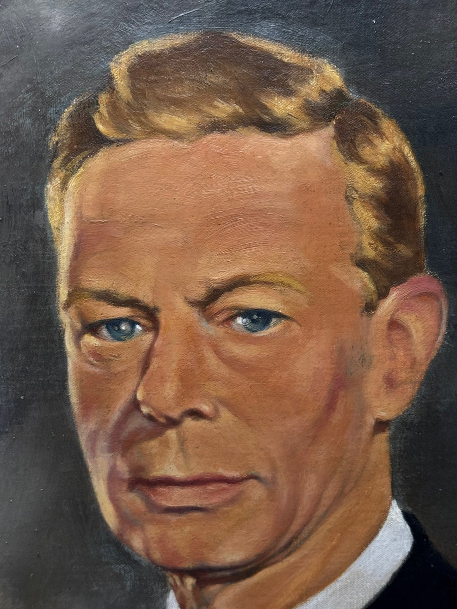 Historic Figure Portrait Oil Painting Royal Monarch King George VI ...