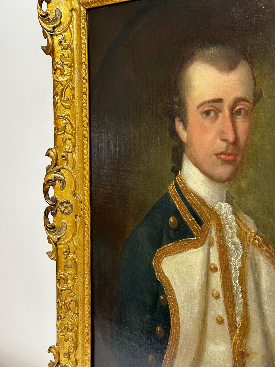 18th Century Naval Military Portrait Captain Gamaliel Nightingale By ...