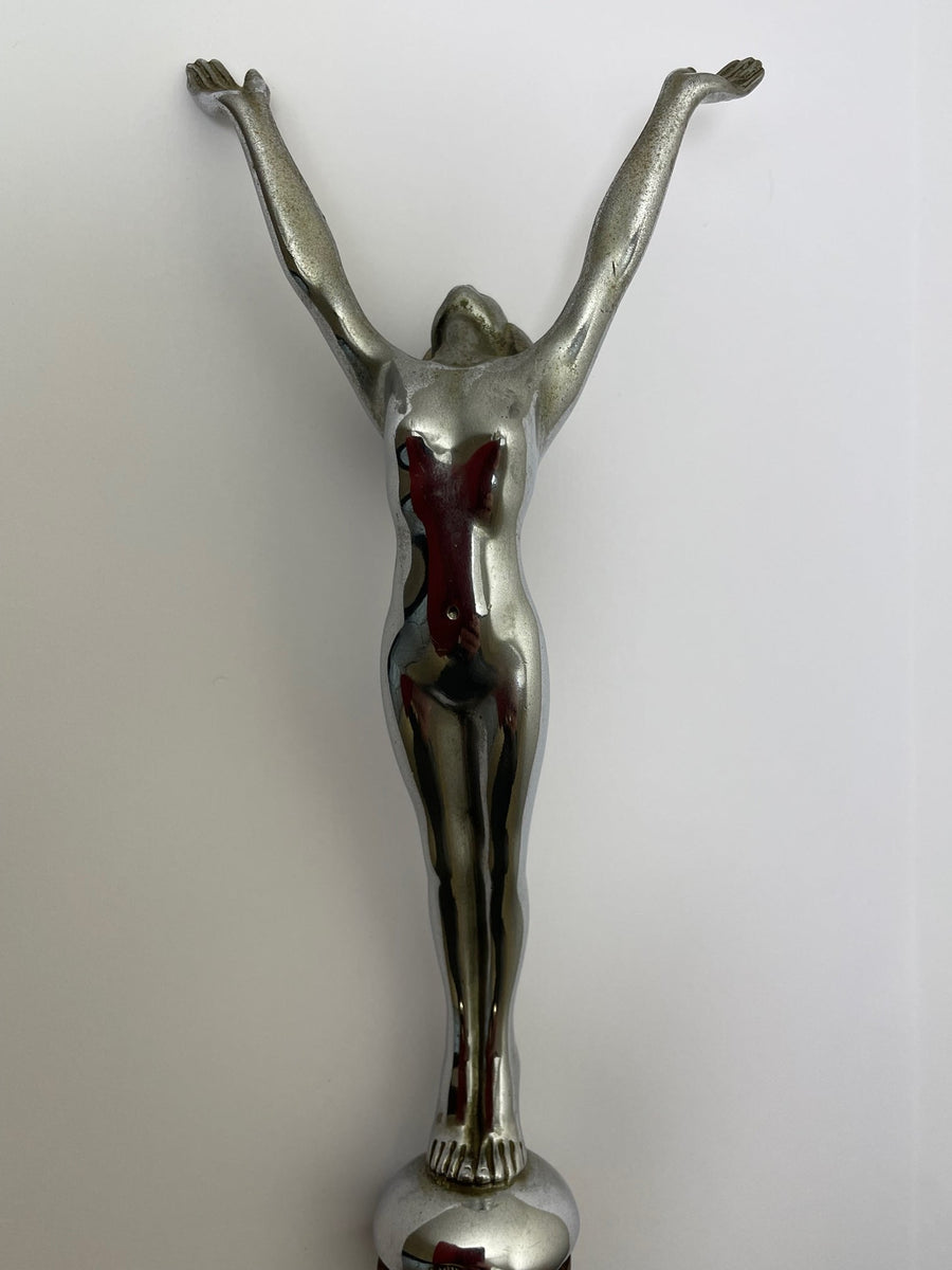 Art Deco Nubile Chrome Classic Car Diving Lady Mascot - Cheshire ...