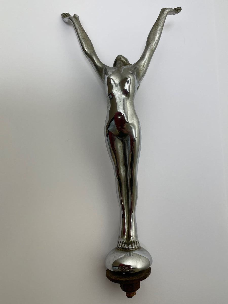 Art Deco Nubile Chrome Classic Car Diving Lady Mascot - Cheshire ...